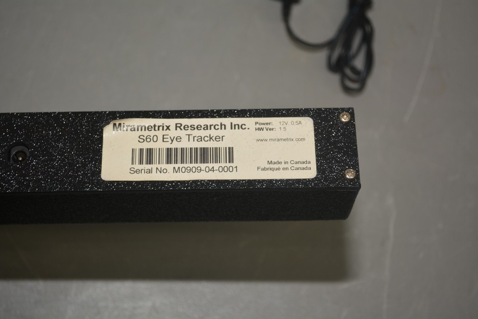 ^ Mirametrix Research Inc. S60 Eye Tracker #X1452 | eBay
