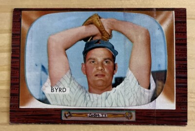 1955 Bowman Harry Byrd #159 MLB Baltimore Orioles baseball Colored TV ...