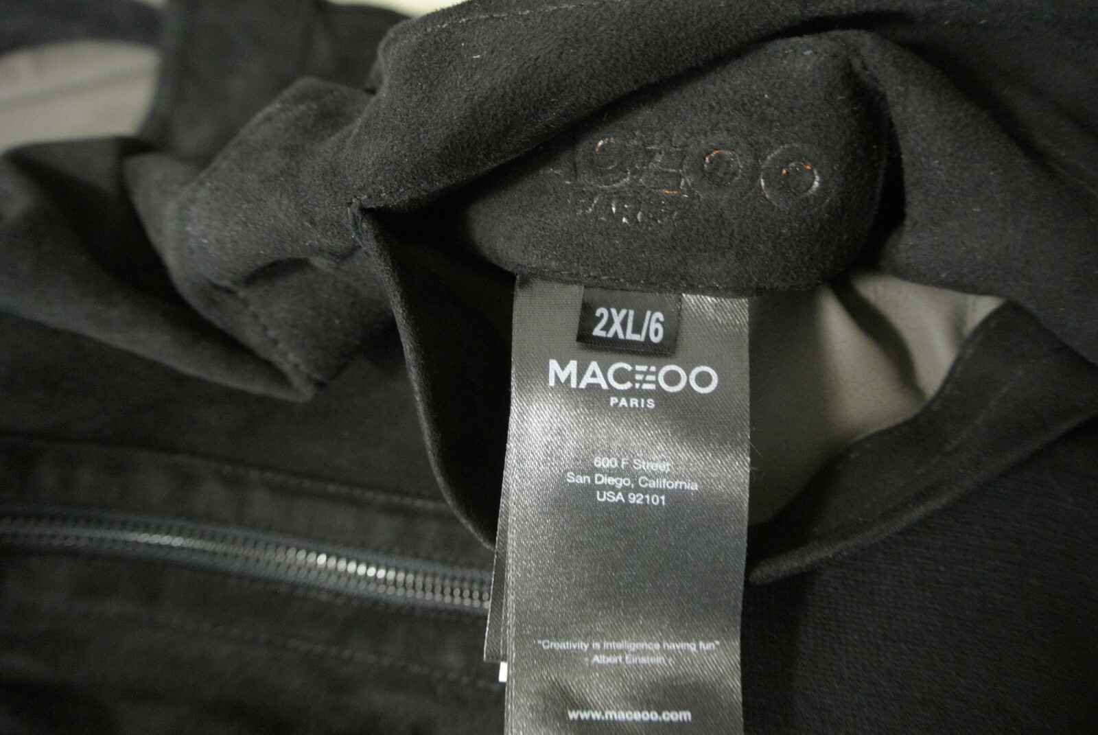 NEW Maceoo Paris Leather Beaten Brown Jacket in Black Size XXL #C3514 ...