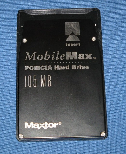 Maxtor Mobile Max 105mb PCMCIA Hard Drive Intel for sale online | eBay
