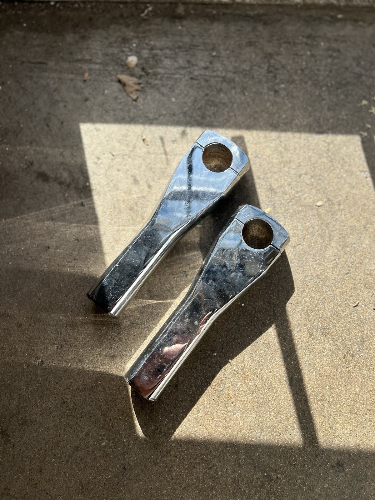 Vintage Handlebar Risers Shovelhead Ironhead Panhead Triumph Chopper OG ...