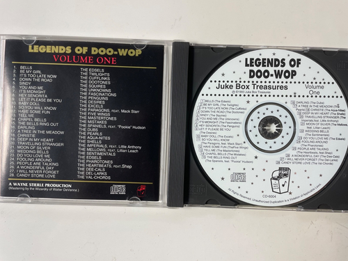 Legends Of Doo-Wop - Volume One CD 1993 Juke Box Treasures VG | eBay