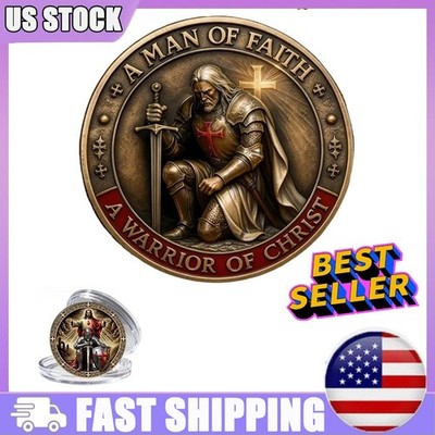 A Man of Faith-A Warrior of Christ Commemorative Coin,Jesus Challenge ...