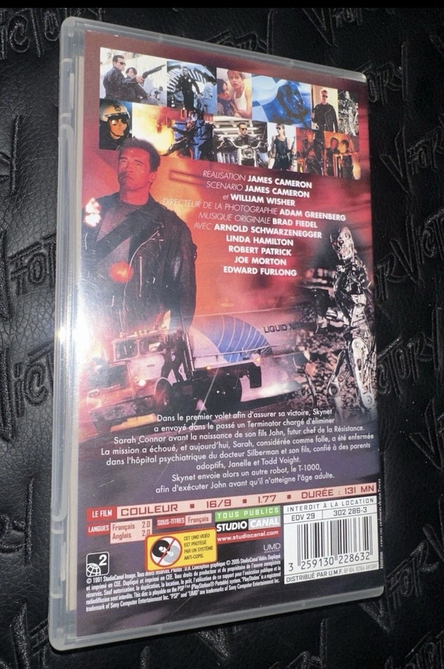 Film Movie UMD Video Sony PSP | Terminator 2 (T2) Le Jugement Dernier ...