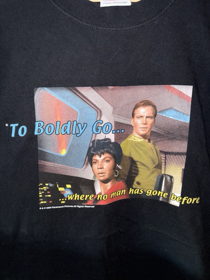 Vintage 2003 Star Trek Movie Quote T Shirt Size Large | eBay UK