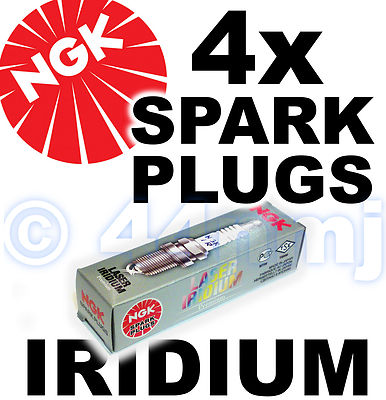 4 Confezione Originale NGK Laser Iridium Candele FR5EI Serie N.1313 ...
