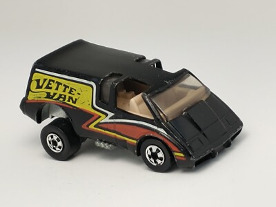Vintage 1979 Hot Wheels Hi Rakers Black Vette Van #1135 Hong Kong | eBay
