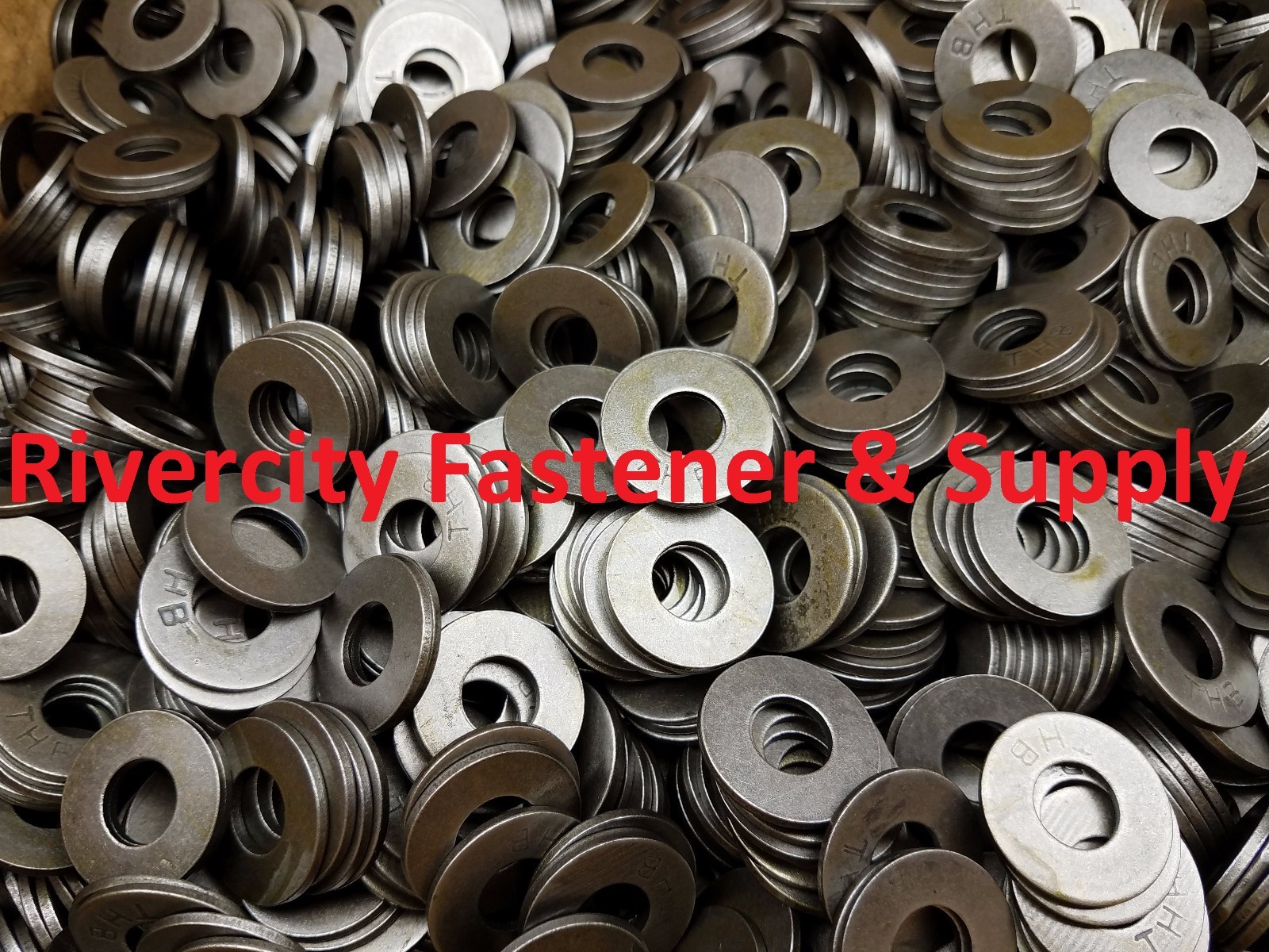 (25) 3/8 Inch Grade 8 USS Flat Washers Plain / 3/8" Thru Hardened ...