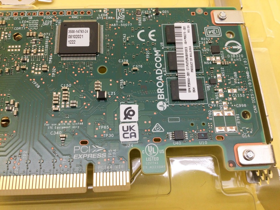 HPE MR416I-P GEN10 PLUS X16 LANES 4GB CACHE NVME/SAS 12G CONTROLLER ...