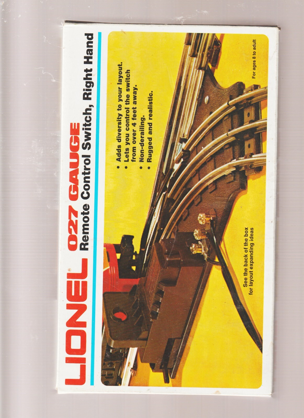 Lionel Remote Control Switch Left Right Hand 027 Gauge 6-5121 & 6-5122 ...
