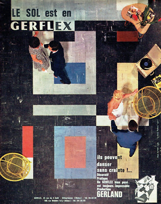 publicité Advertising 0223 1962 Gerflex revetemnt sol ils peuvent ...