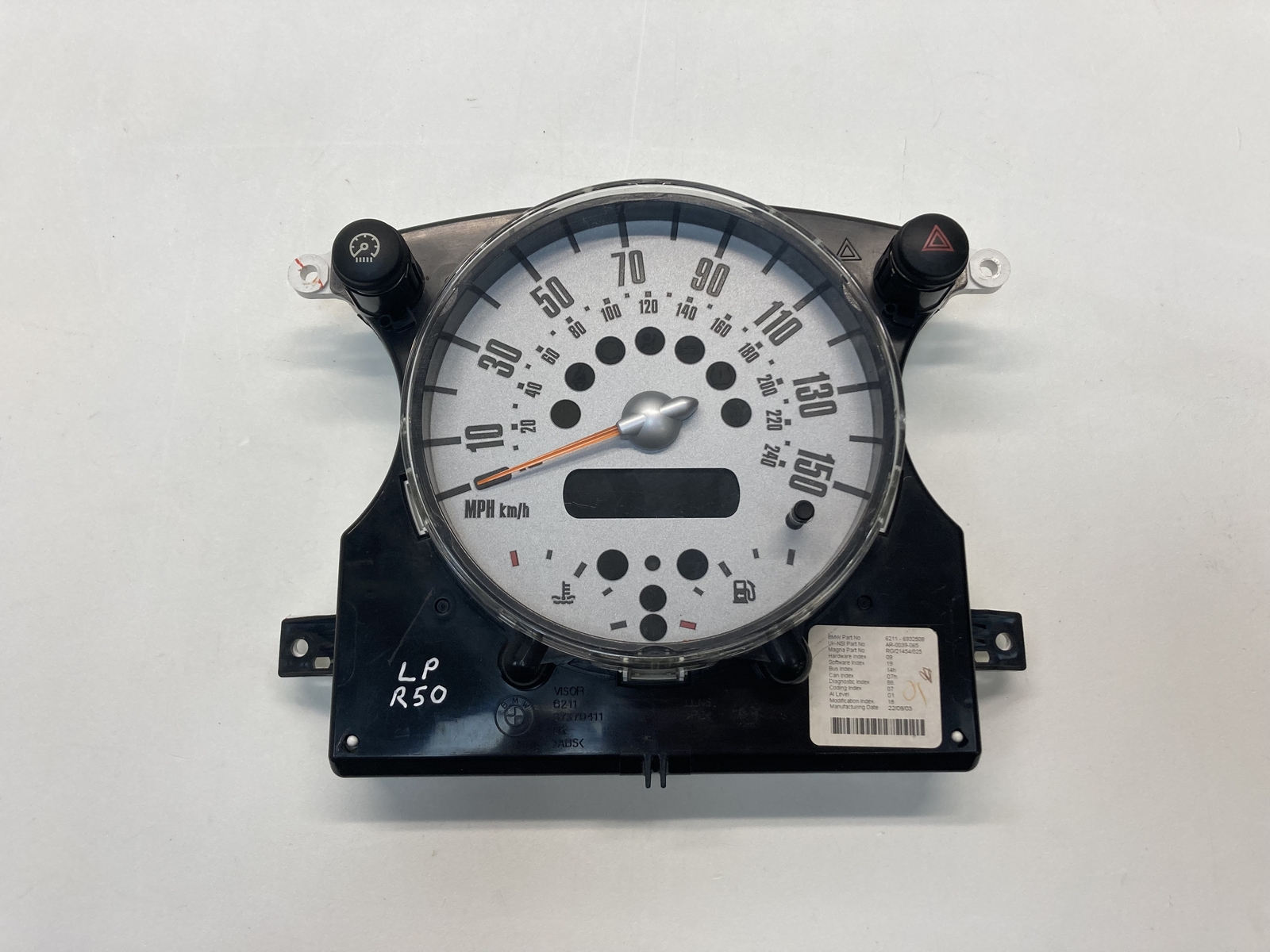 Mini Cooper Speedometer 62116932508 02-08 R50 R52 R53 LPR50 | eBay