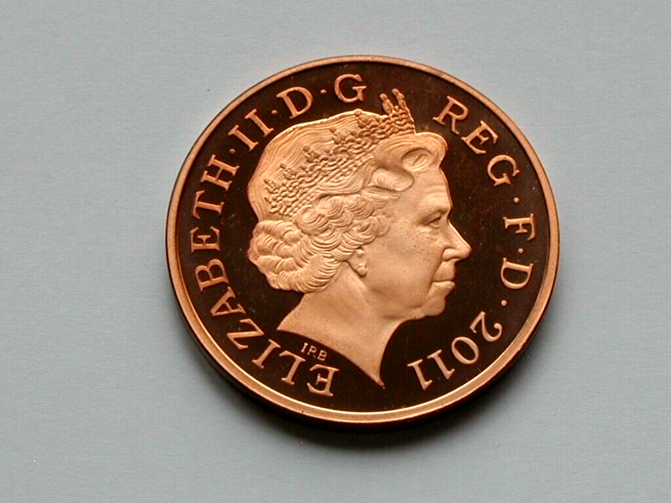2011 UK (British) 2 Pence Queen Elizabeth II Proof Coin - MS++ UNC ...