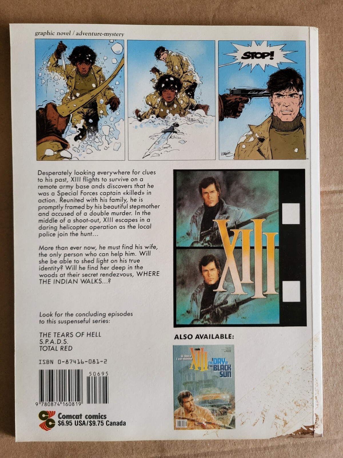 Code XIII 1989 Comcat Comics Graphic Novels, 1, 2, 3 complete, choose ...