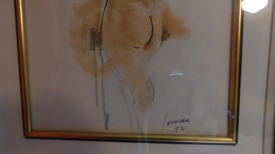 Life drawing of a model by Harry Carmean Hand Signed by The Artist ...