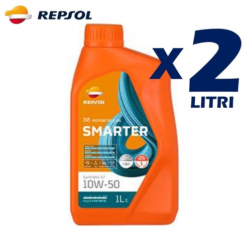 OLIO MOTORE REPSOL SMARTER SYNTHETIC 4 TEMPI 10W-50 2 LITRI SINTETICO ...