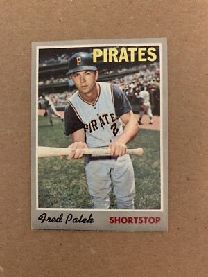 1970 Topps Fred Freddie Patek # 94 Pittsburgh Pirates Baseball Card | eBay