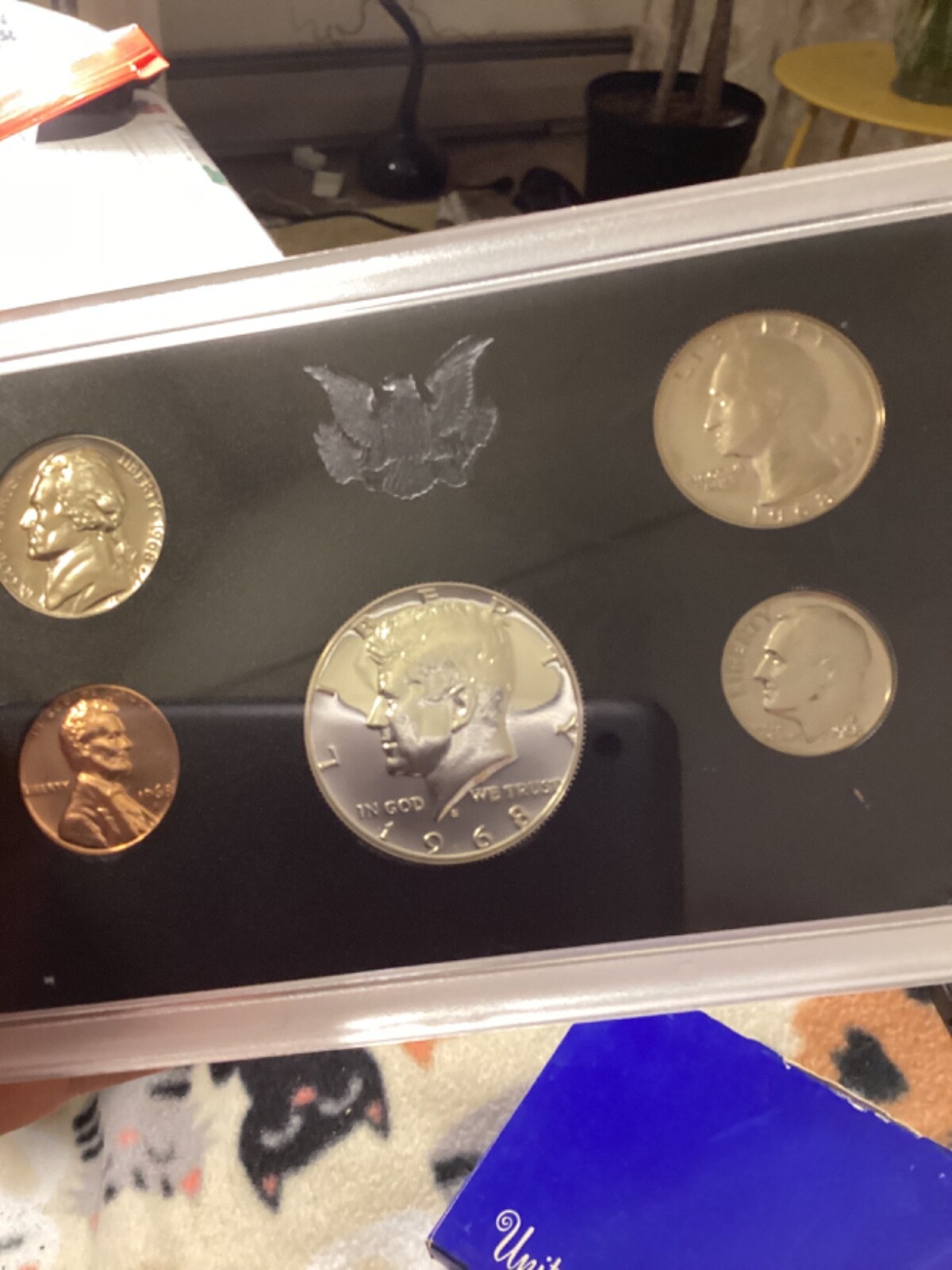 SCARCE: 1968S US MINT 5 COINS’ GEM PROOF SET with KENNEDY 40% SILVER HALF DOLLAR | eBay