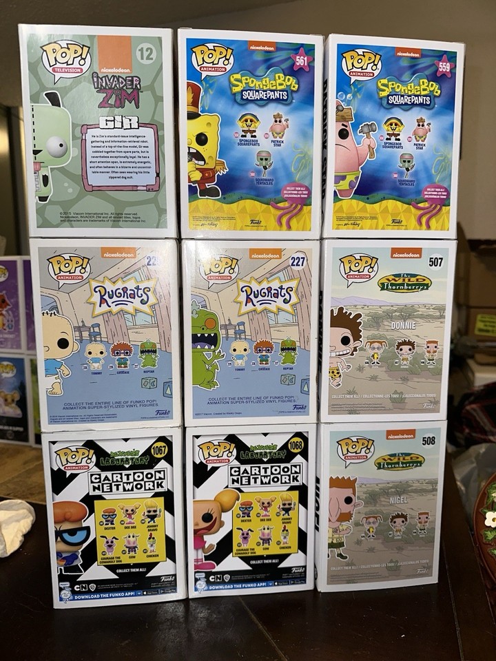 Nickelodeon Funko Pop! - Lot Of 9! - RARE & VAULTED FIGURES | eBay