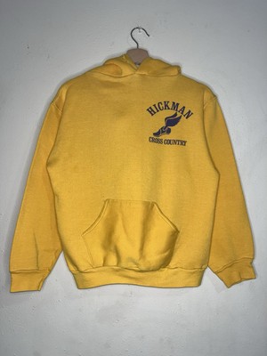 Vintage 70s Russell Hoodie Yellow Size M Hickman Cross Country Clean | eBay