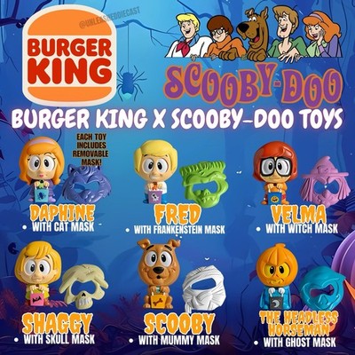 Scooby-Doo x Burger king Toys 2025 (FAST & GUARANTEED 1 TO 2 DAY ...