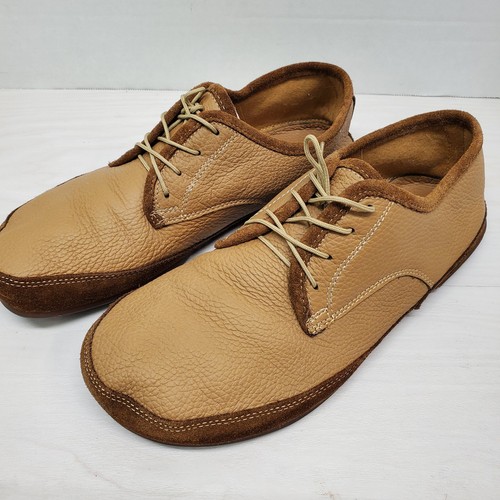 Tadeevo Barefoot Derby Tan Leather Minimalist Shoes Size EU 43 US 10 ...