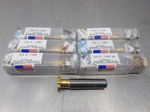 6 NEW! AB Tools 3/4x.1299" Carbide Milling Cutter 10 Flute | eBay