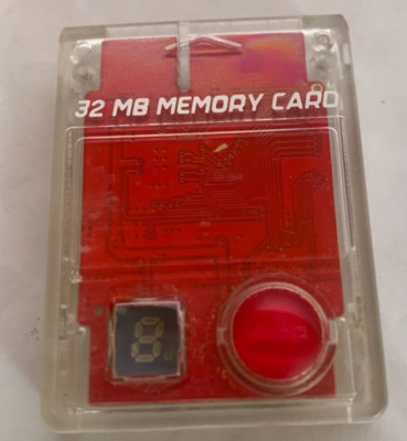 Nyko 32MB Memory Card for Sony Playstation 2 #80599-F09 Red | eBay