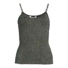 Holiday Chain Strap Tank Top Silver Shimmer Size XS 1 | eBay