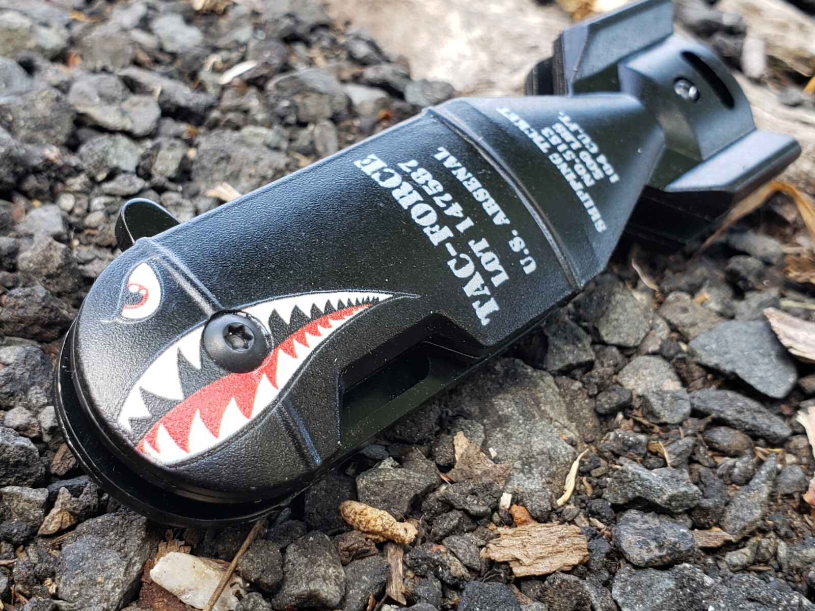 Air Force Flying Tiger Shark Bomb Spring Assisted Pocket Knife Blade ...