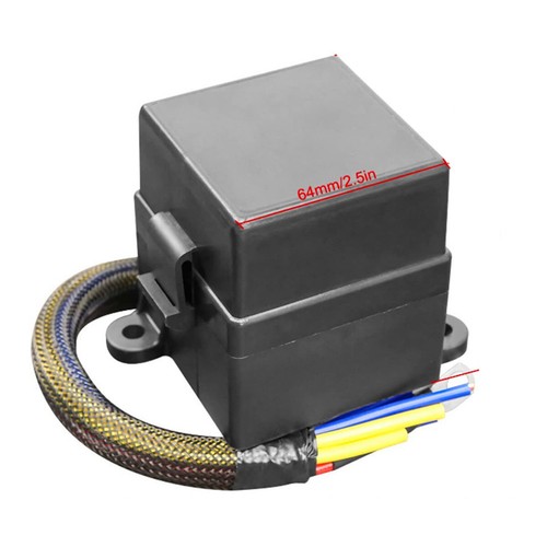 Car Pre-Wired Fuse Relay Box W/2PCS 4-Pin 80A Relays 6 Fuses Accessory ...