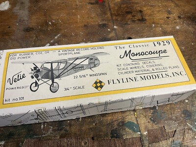 Flyline Models Spirit St. Louis Wood Model Plane Kit 22” Wingspan ...