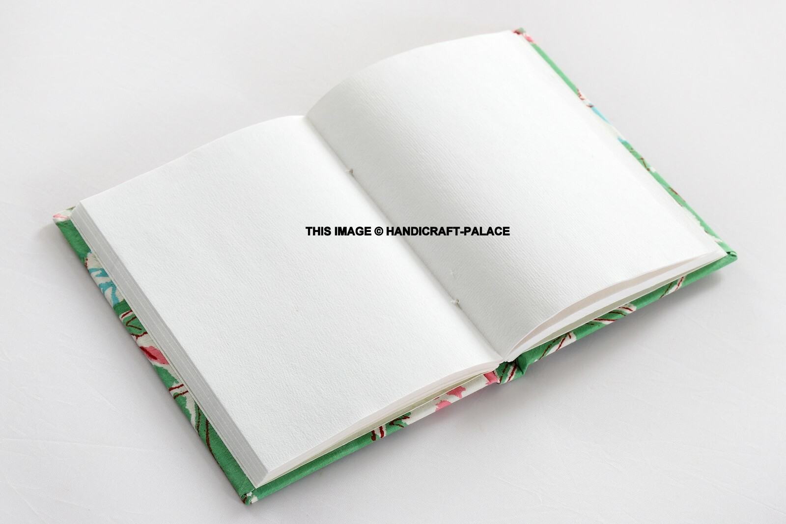 7x5" Notebook Block Printed Fabric Vintage Journal Blank Paper Writing ...