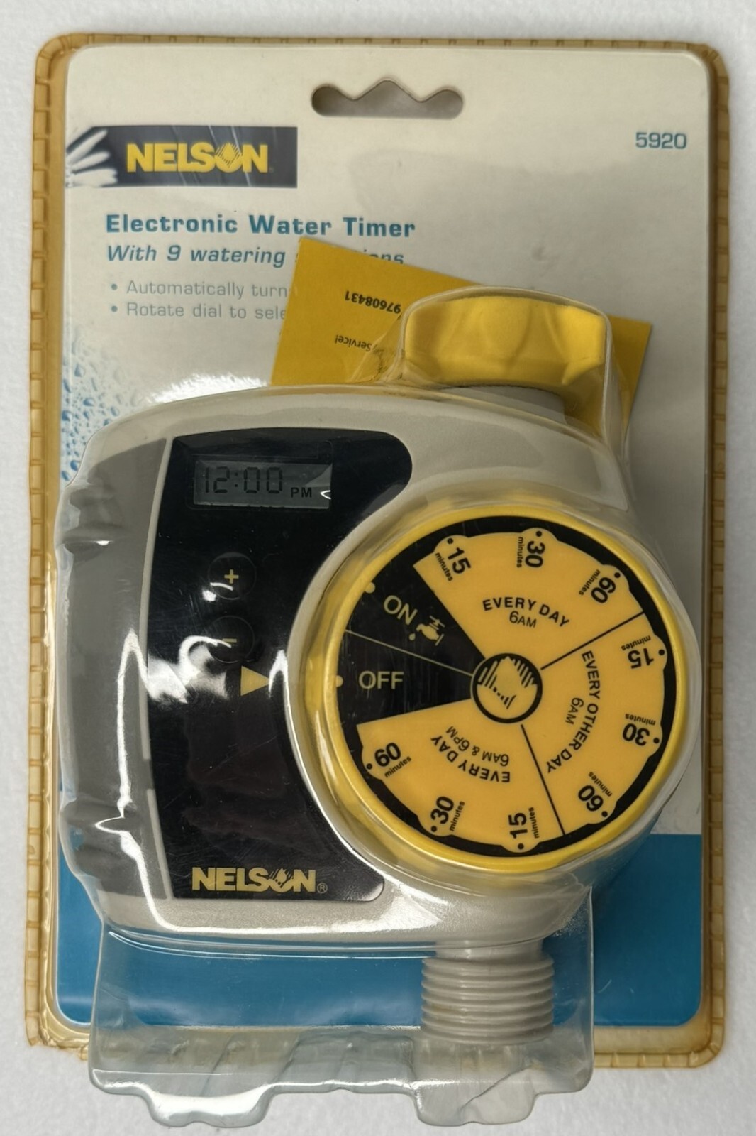 Nelson 5920 Electronic Water Timer Watering M5920 Sprinkler Irrigation ...