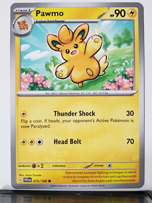 Pawmo 075/198 - NM / M - Scarlet Violet Pokemon Card - $2 Combined ...