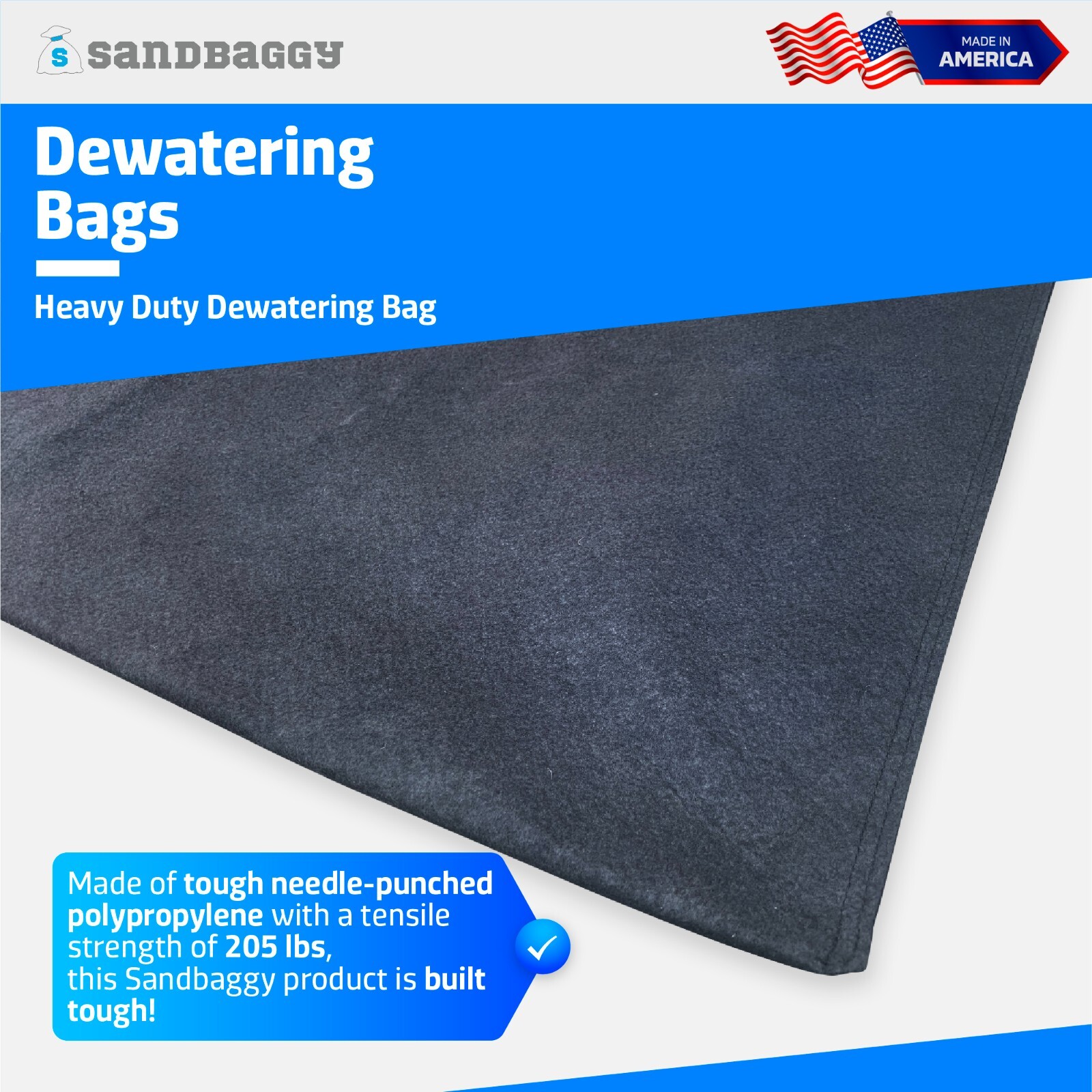 Dewatering Bags - Made in America - Filters Sediment, Oil, Sludge ...