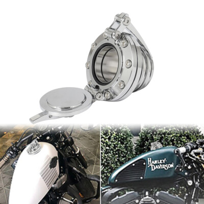 Motorcycle Chrome Fuel Tank Cover Gas Oil Cap For Harley Touring ...
