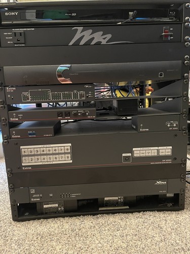 Extron AV Component Rack with Full Setup | eBay