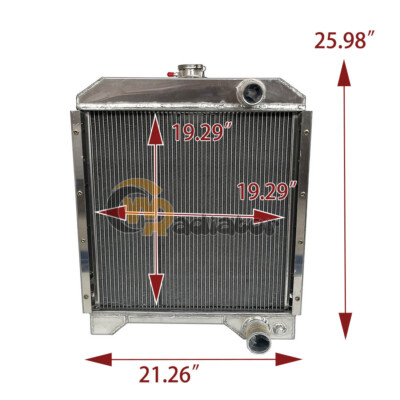 A172038 Radiator For Case IH Backhoe 580K 580K-1 580K-11 580K-111 580SK ...
