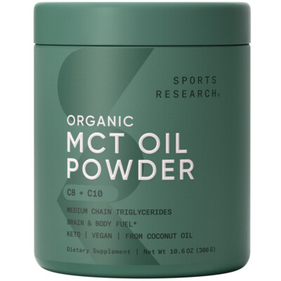 Unflavored Organic MCT Oil Powder Keto & Vegan MCTs C8 C10 Non-GMO ...