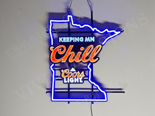 Beer Mountain Keeping Minnesota Chill Vivid LED Neon Sign Light Lamp ...