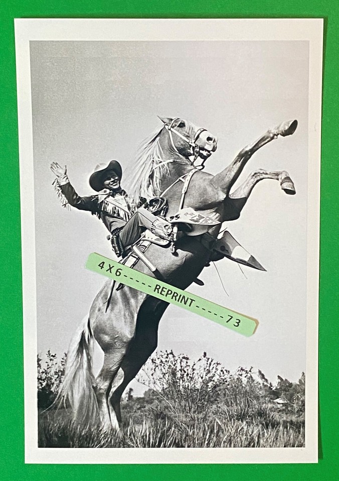 Found PHOTO Old ROY ROGERS Riding & His Famous Horse TRIGGER | eBay