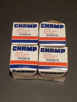 Lot Of 4 Engine Oil Filter Champion PH2876 | eBay