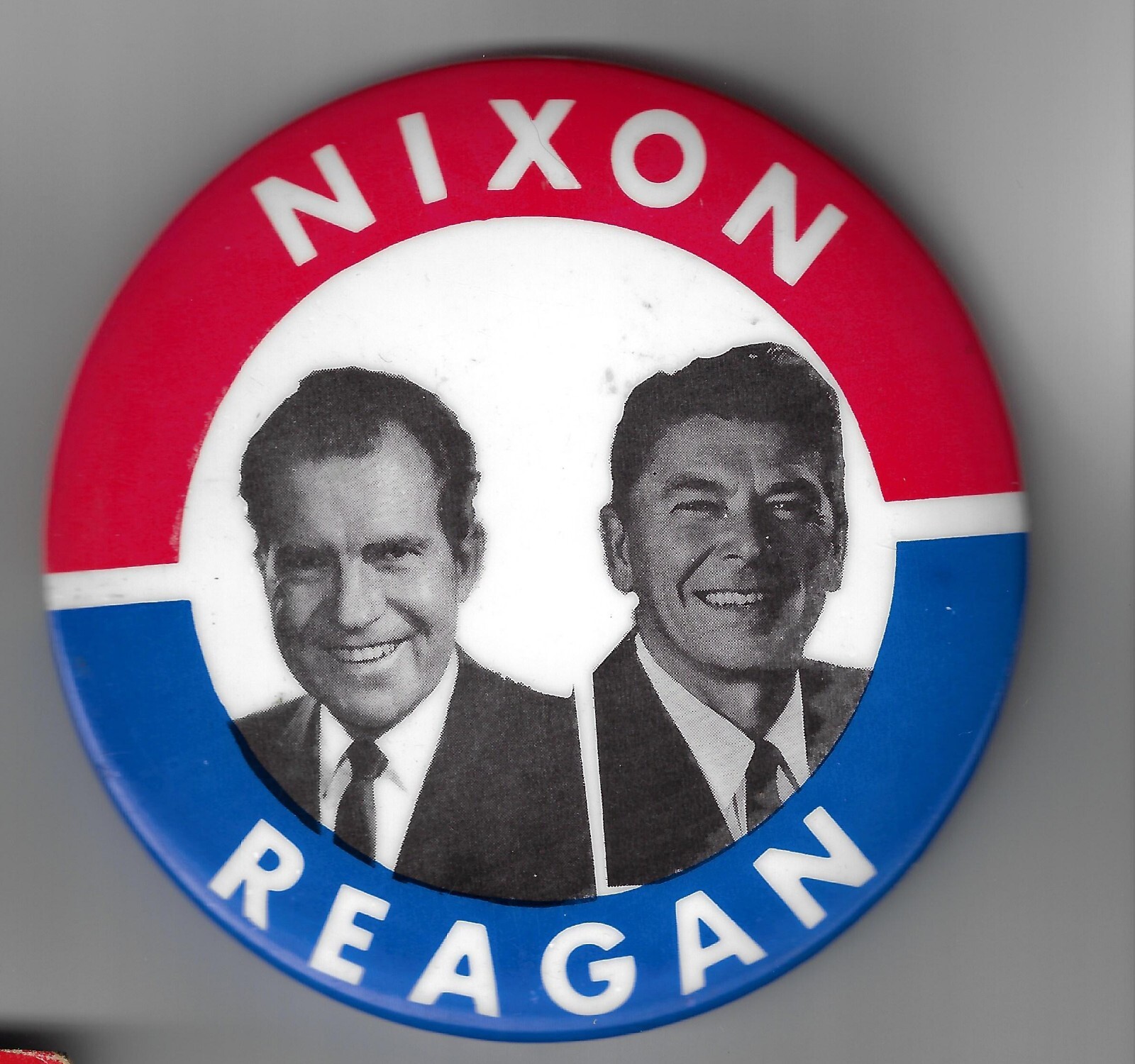 1968 Richard Nixon Ronald Reagan VP Hopeful Rep Natl Convention Pin ...