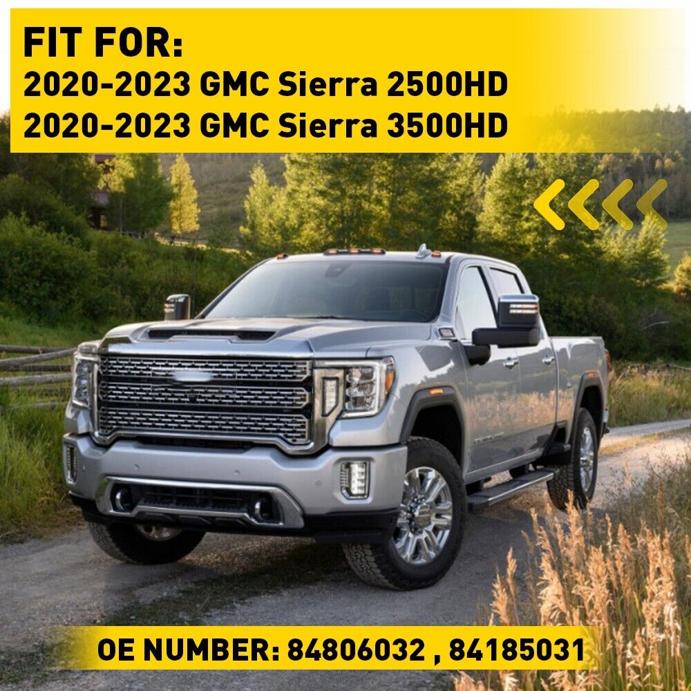 Smoke White LED Side Marker Fender Lights for 2020-2023 GMC Smoke White LED Side Marker Fender Lights for 2020-2023 GMC
