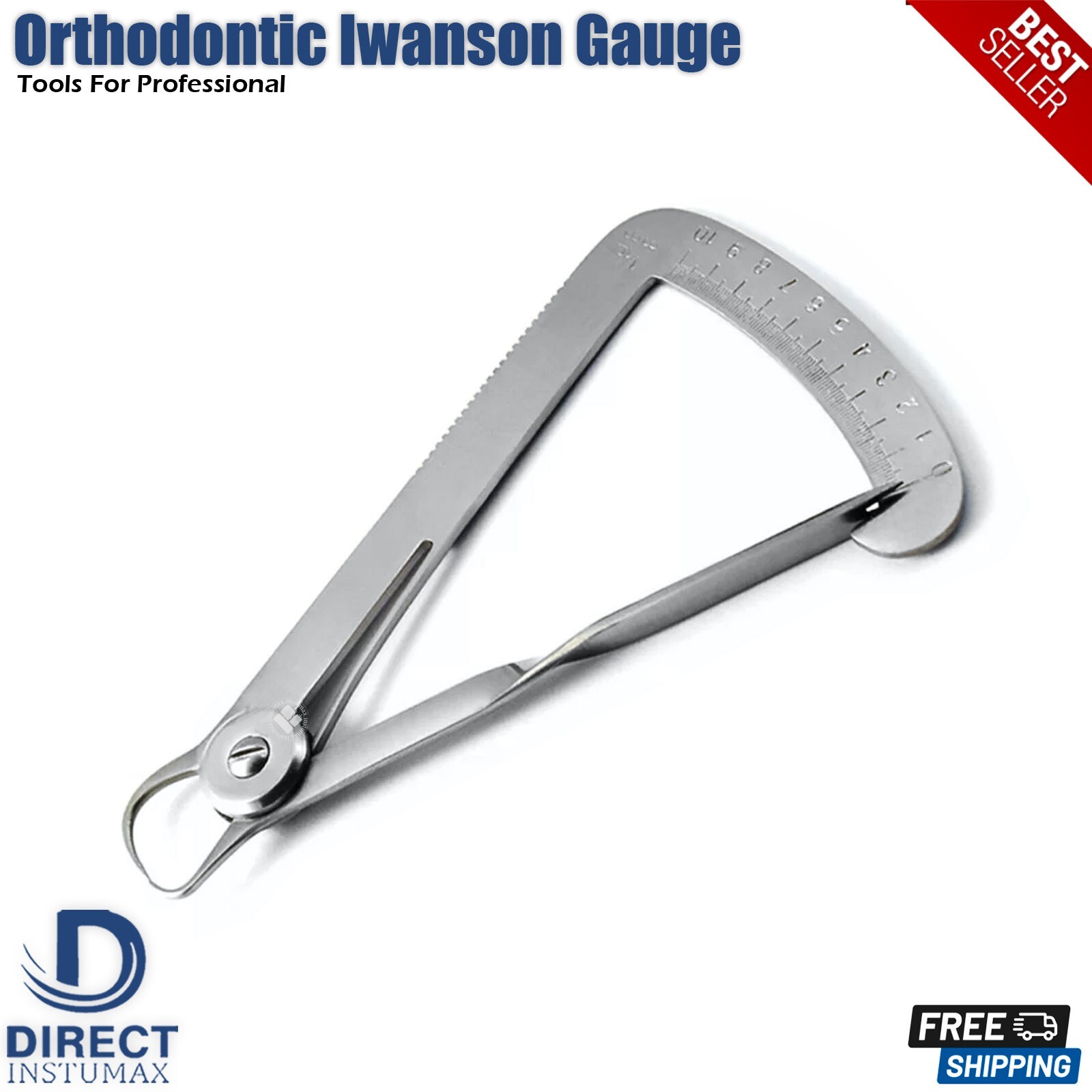 Iwanson Dental Gauge Measuring Diamond Jeweller Orthodontic Crown Wax ...