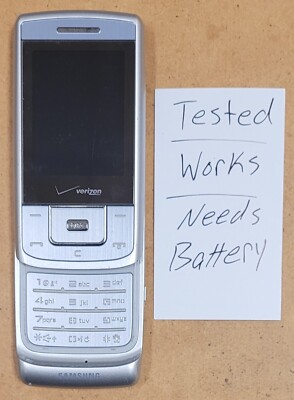 Samsung Sway SCH-U650 - Silver ( Verizon ) Rare Slider Phone - Tested ...