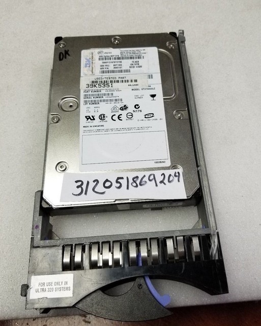 9U8006-032 Seagate 73.4gb 15000RPM Ultra320 SCSI Hard Drive Mfr P ...