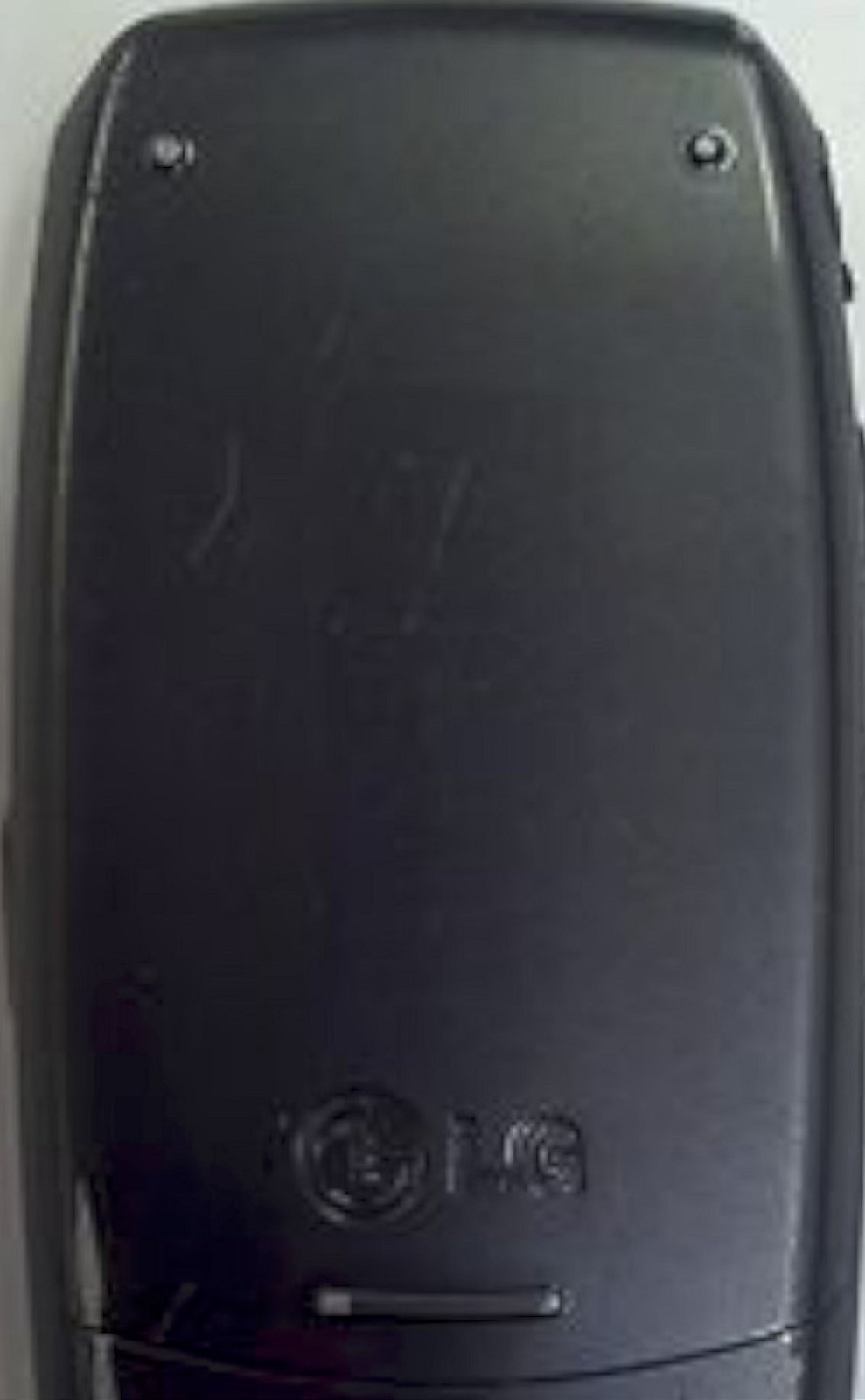 GENUINE LG Flare LX160 BATTERY COVER Door BLACK clamshell flip cell ...