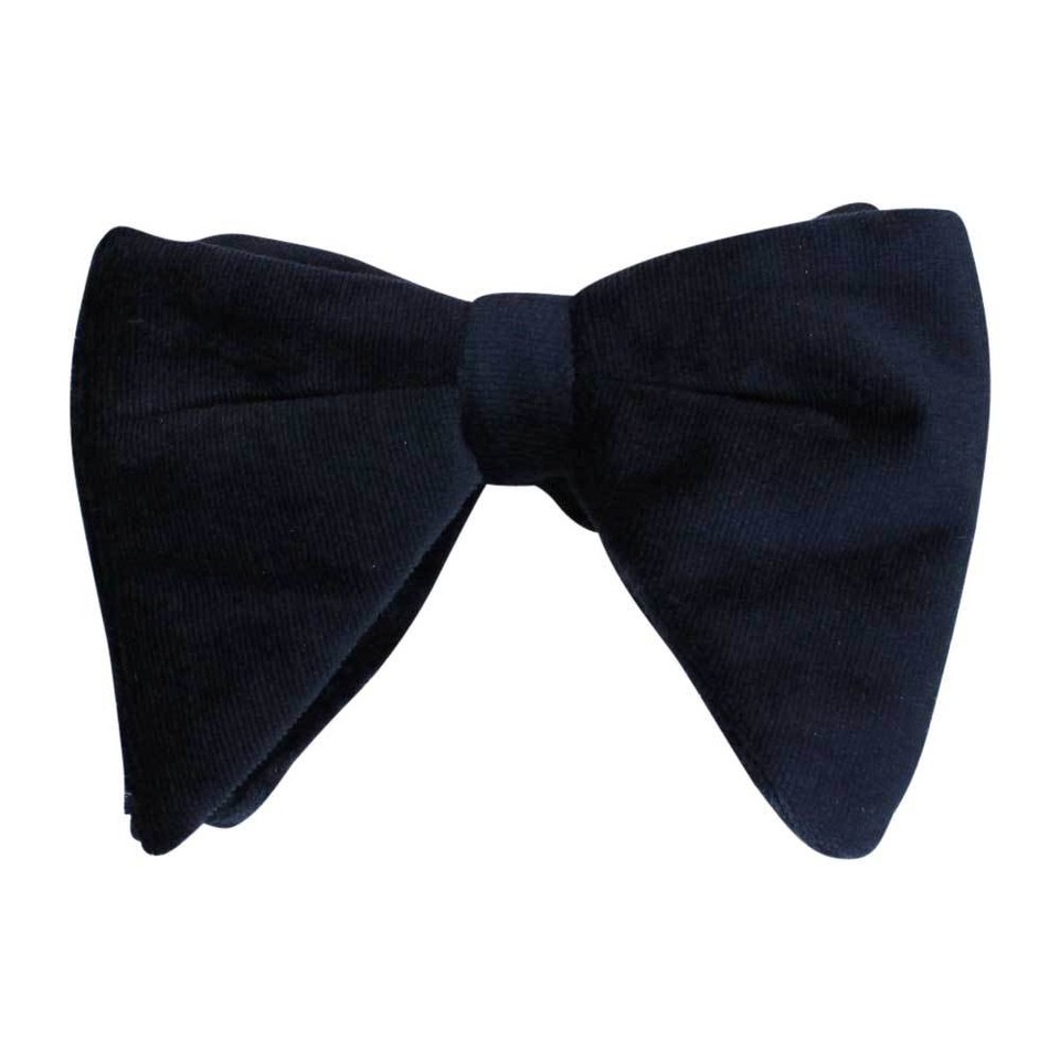 Oversized Big Bow Tie Velvet Satin Floral Pre-Tied Handmade Formal ...